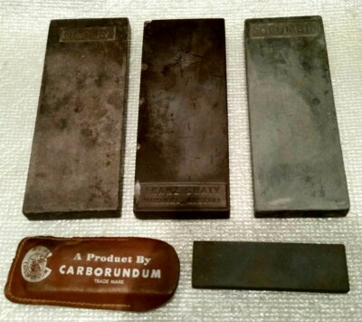 Collection Sharpening Stones-Franz Swaty, Columbia, Niagara, Corundum ...