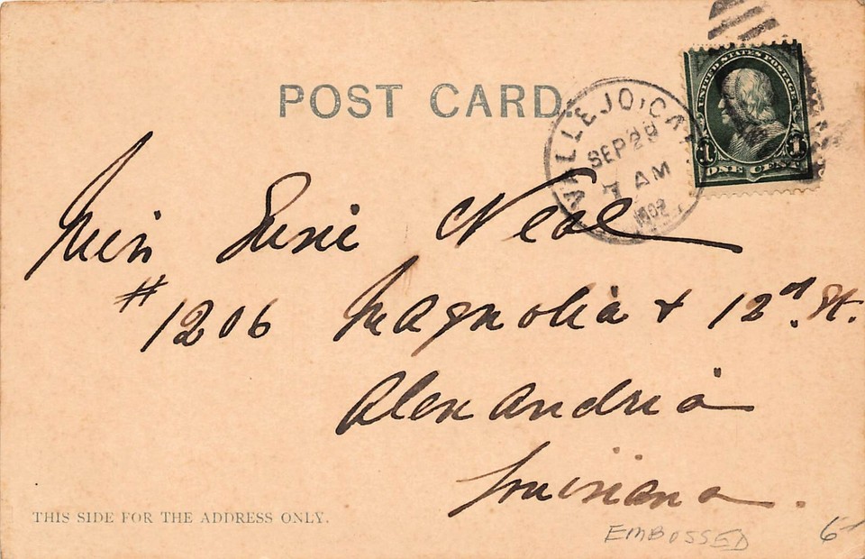 San Francisco California Chinatown Vallejo 1902 Franklin Stamp Vtg ...