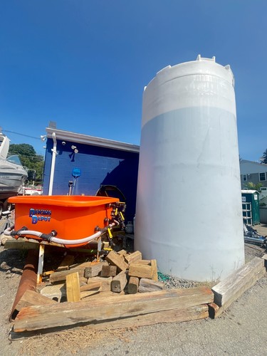 Deicing Depot Brine Heavy Duty Vertical Storage Tank and Brine Maker | eBay