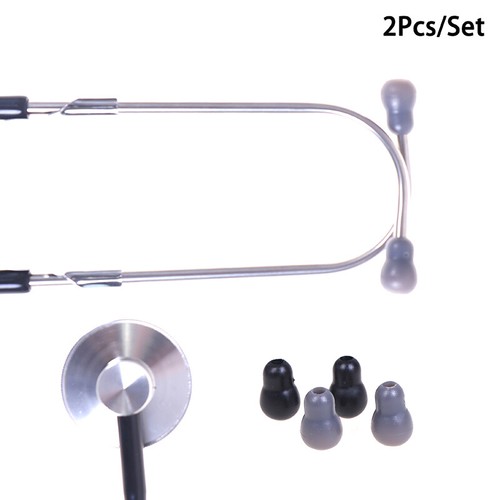 2×Replacement Soft Silicone Earplug Ear Tips Earpieces For Littmann ...