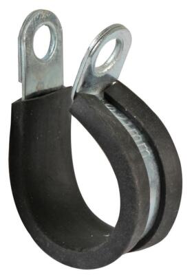 Rubber-Lined Zinc Plated P-Clips, 16mm, Pack of 50 - PRO POWER | eBay UK