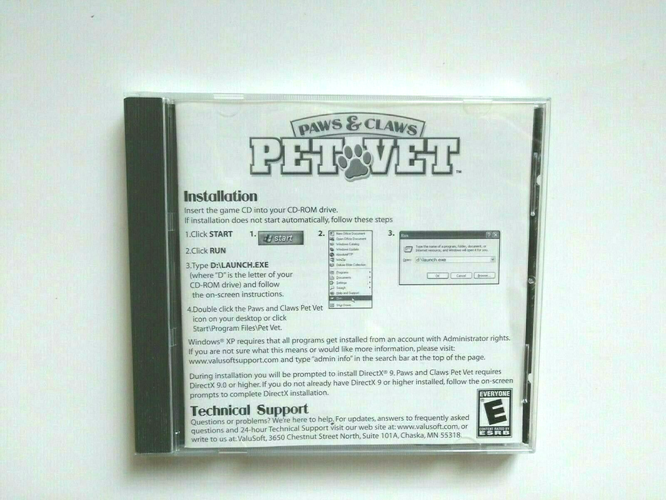 Pet Vet Paws & Claws 2006 PC Game CD-ROM animal doctor sim | eBay