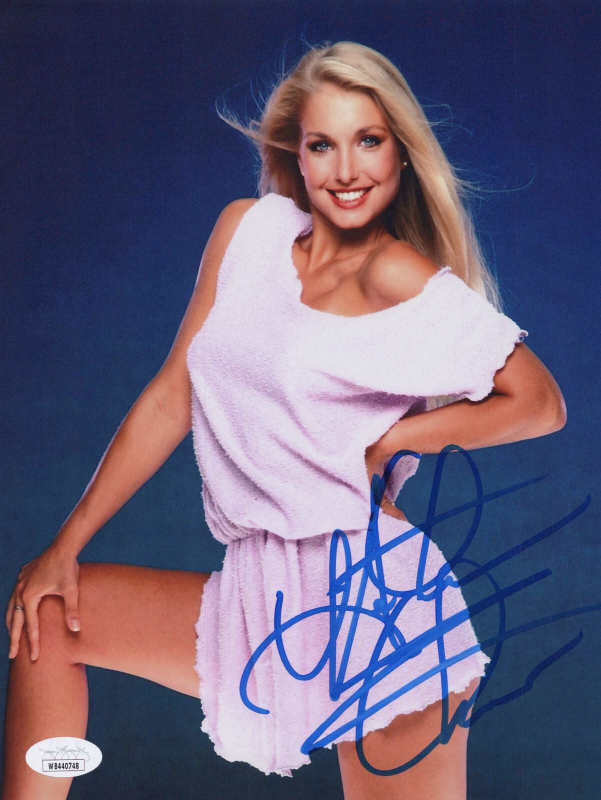HEATHER THOMAS Signed 8x10 Photo THE FALL GUY Autograph JODI BANKS JSA ...
