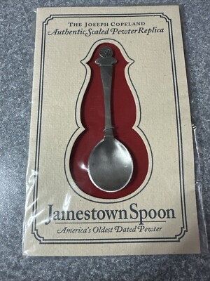 Vintage The Joseph Copeland Authentic Scaled Pewter Replica Jamestown ...