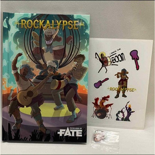 Rockalypse - Fate Core and Fate Accelerated Author SIGNED Autographed ...