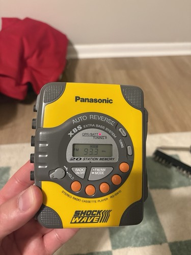 Panasonic RQ-SW20 Shockwave Cassette Tape Player Great Condition | eBay