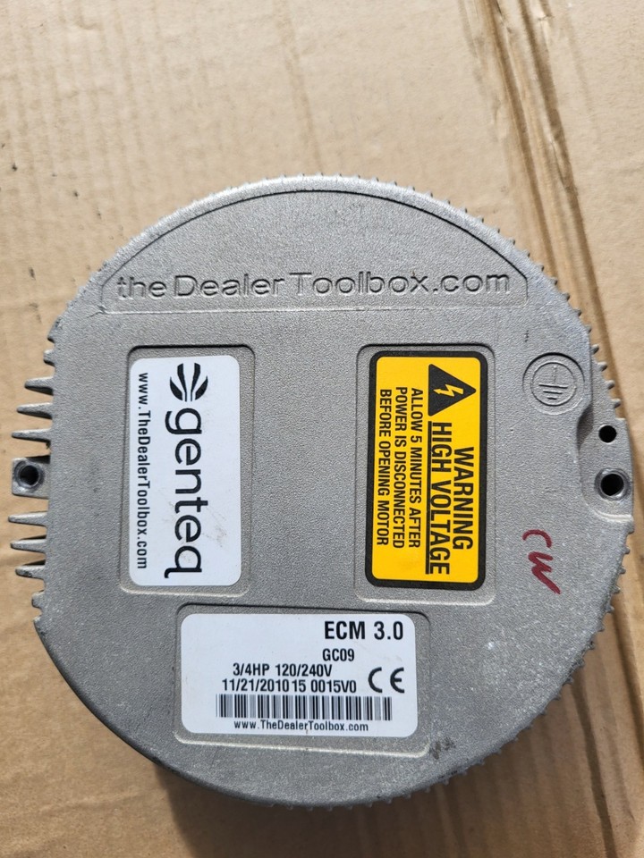 USED Genteq ECM 3.0 GC09 Module only 3/4HP 120/240V for CW FREE ...