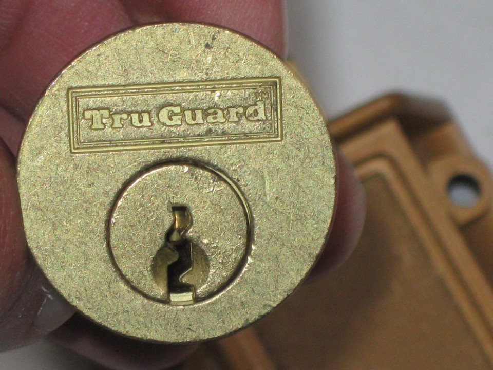 Vintage TruGuard Deadbolt Door Lock Slide - Nite Lock Latch w/ Keys | eBay