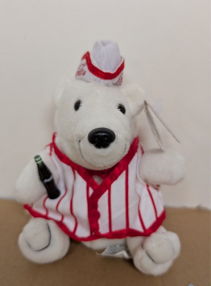 3 Coca Cola plush animals Delivery Seal Polar Bear Soccer Seal MWMT new ...