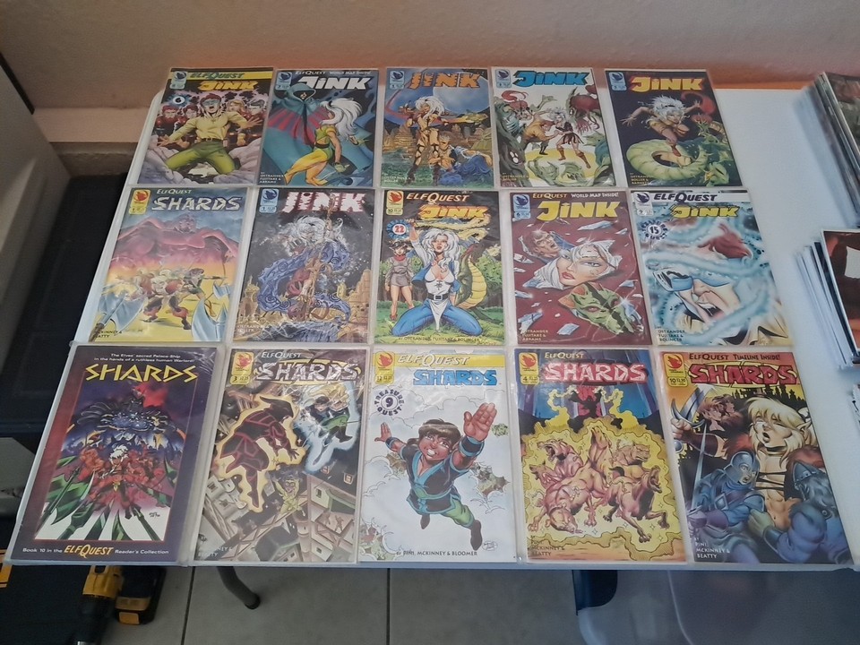 Elfquest Comic Books Lot 52 Warp Graphics Elflord The Rebels Shards ...