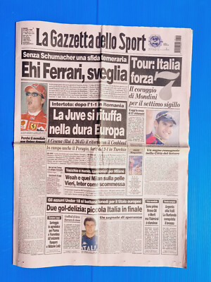 Journal Screen Sport 24 July 1999 Irvine-Ferrari-Gian Paolo Mondini ...