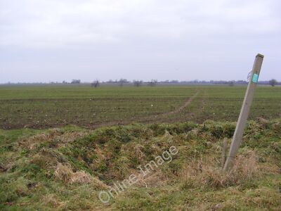 Photo 6x4 Footpath to the B1119 Saxmundham Road & B1120 Badingham Road ...