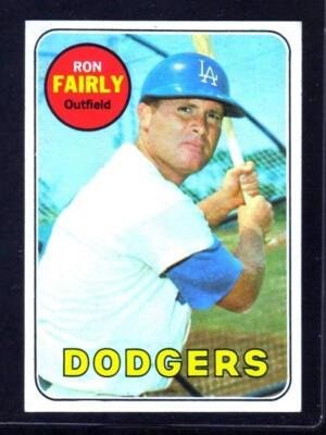 1969 Topps #122 Ron Fairly LOS ANGELES DODGERS ~ NM | eBay