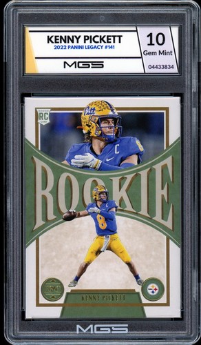 2022 Panini Legacy #141 Kenny Pickett MGS GRADED 10 GEM MINT ROOKIE RC ...