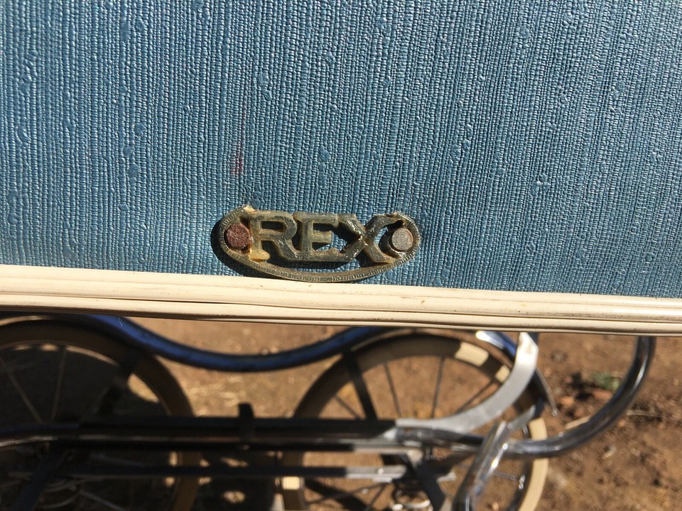 Excel Cond - VINTAGE REX STROLL-O-CHAIR PRAM BABY NANNY BUGGY STROLLER ...