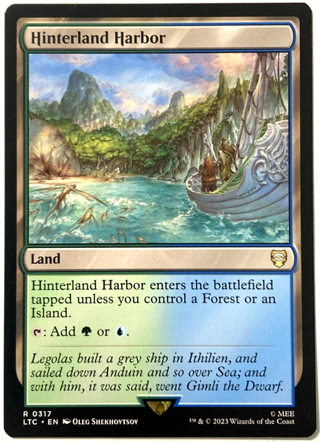 MTG Hinterland Harbor Tales of Middle-earth Commander 317 Regular Rare ...