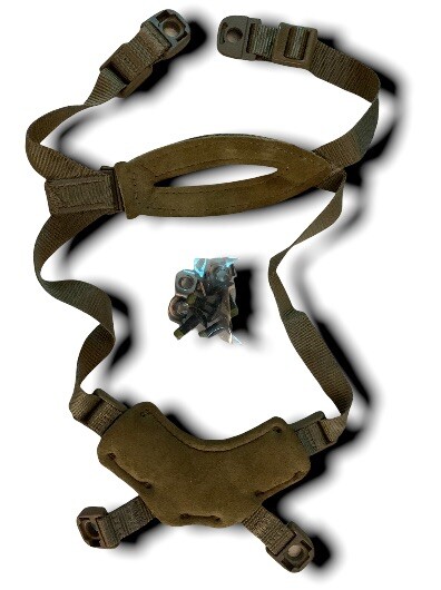Helmet Chin Strap Retention System HEAD-LOC Small Tan OPS-CORE ACH New ...