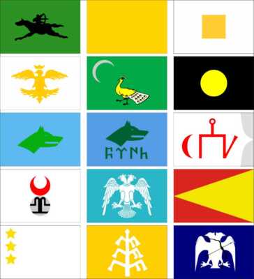 Great Turkic Empires Flag Göktürks Golden Hunnic Horde Kara-Khanids ...