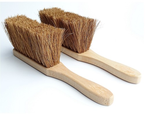 2 STÜCK Handfeger- Kokos Natur Handbesen Naturborste Kehr Set Besen ...