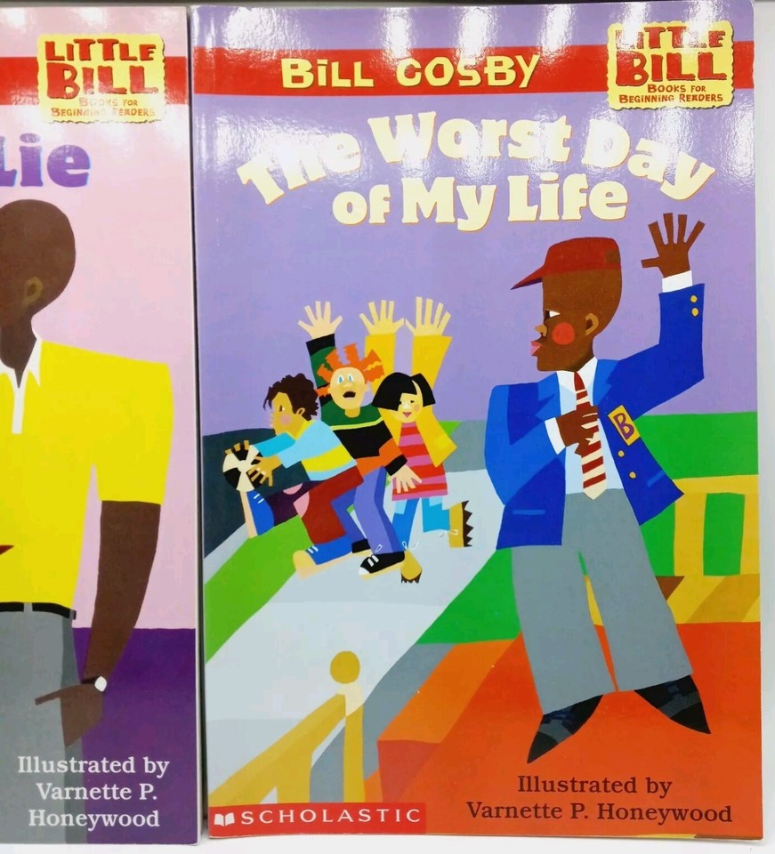 LITTLE BILL Scholastic Readers 4 Book Lot Bill Cosby Paperback Treasure ...