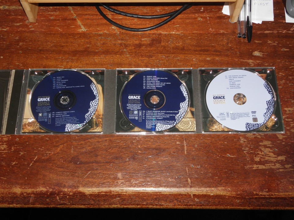 JEFF BUCKLEY - GRACE : LEGACY EDITION (2 x CD + DVD ALBUM 2004 REISSUE ...
