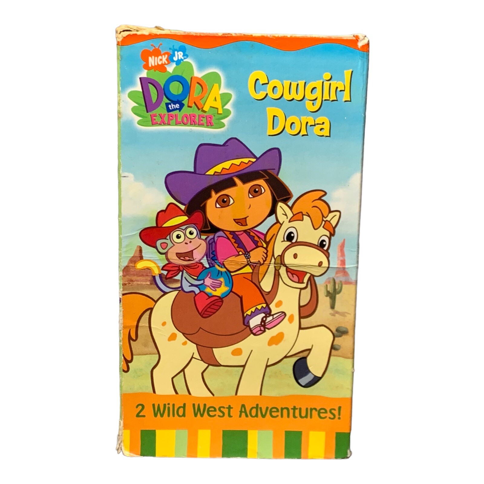 Nick Jr Dora The Explorer Cowgirl Dora VHS Video Tape 2 Wild West ...