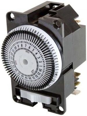 1 Channel Analogue Surface Mount Timer Switch, Measures Hours, Minutes ...