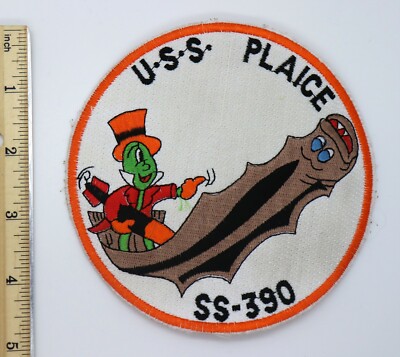 US NAVY USS PLAICE SS-390 SUBMARINE PATCH Made for Veterans After WW2 ...