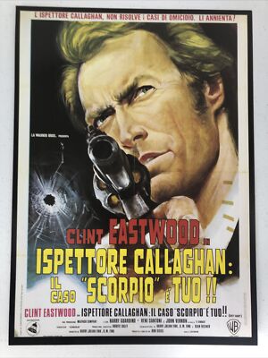 Inspector Callaghan Clint Eastwood Foreign Movie Poster / Print 9x12.5 ...
