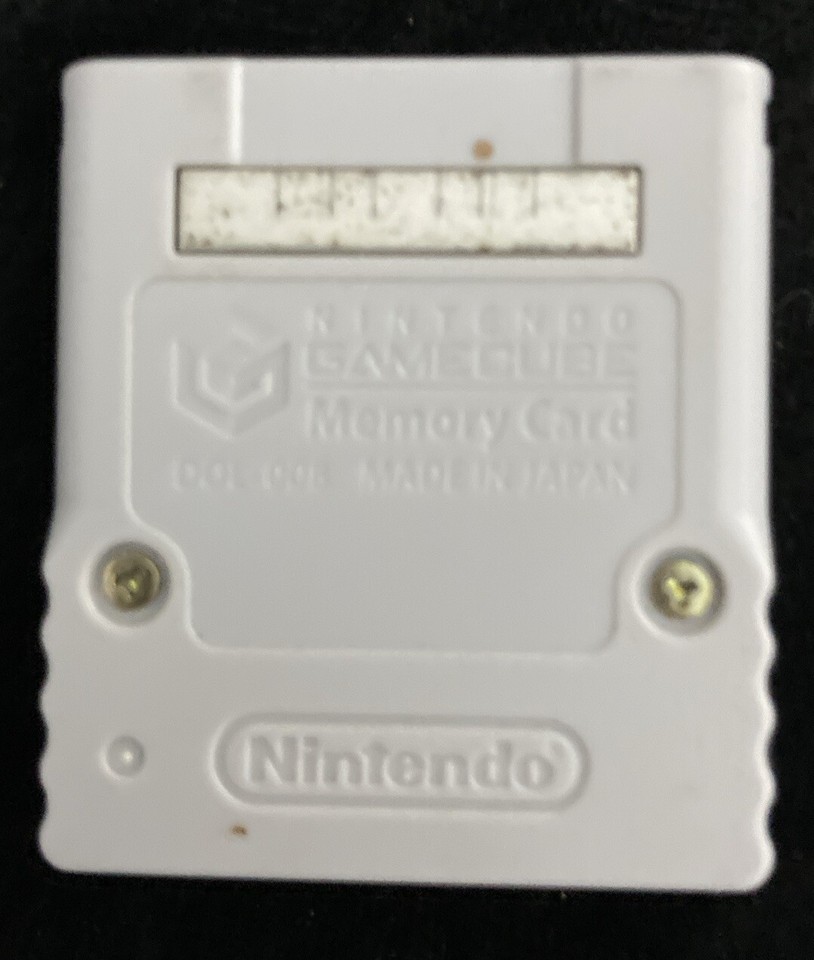 Official Nintendo GameCube Memory Card 59 DOL-008 Gray Authentic OEM | eBay