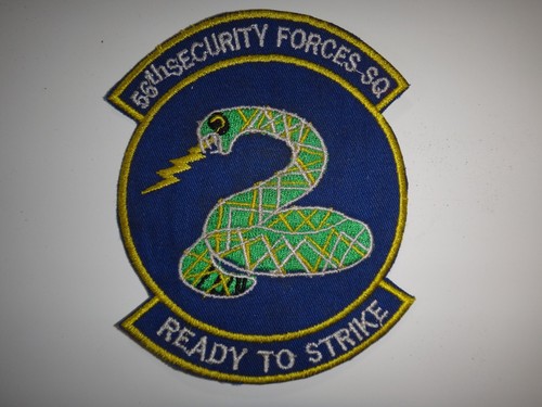 États-Unis Air Force 56th Sécurité Forces Escadron Prêt À Strike Patch ...