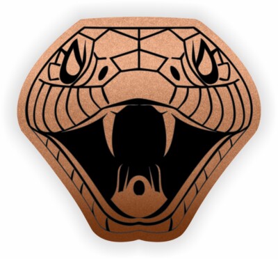 Snake Bite Hard Hat Decal | Sticker Vinyl Badge Venom Funny Helmet ...