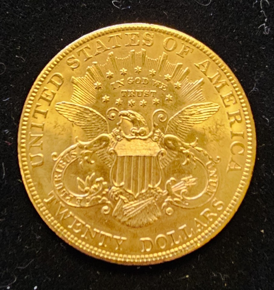 1907 Gold $20 Liberty Head, Great Type Coin, Last Year | eBay