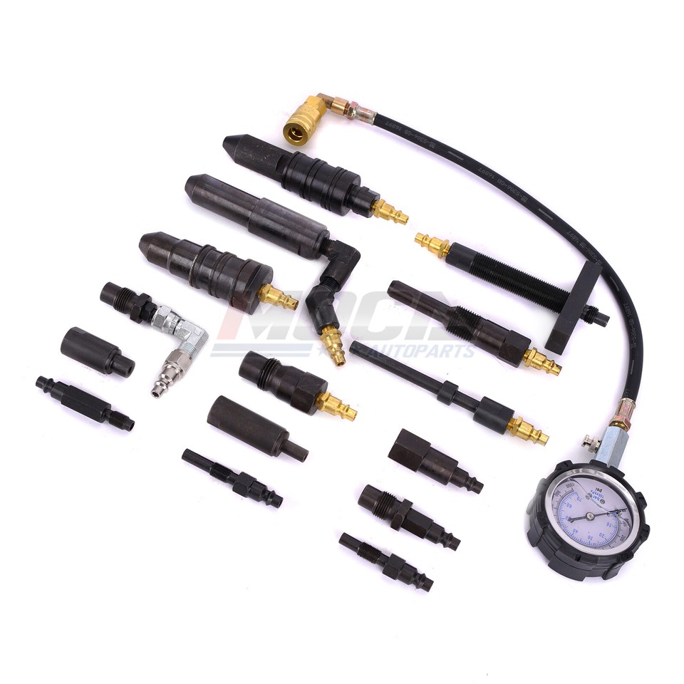 Engine Compression Pressure Tester Compatible for Ford Detroit Mercedes ...