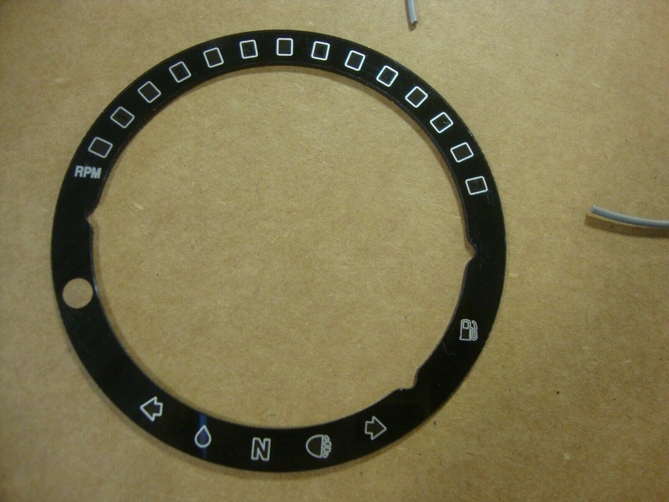 BIG DOG MOTORCYCLES OEM TACHOMETER OVERLAY 2004-11 CARBURETED MODEL K-9 ...