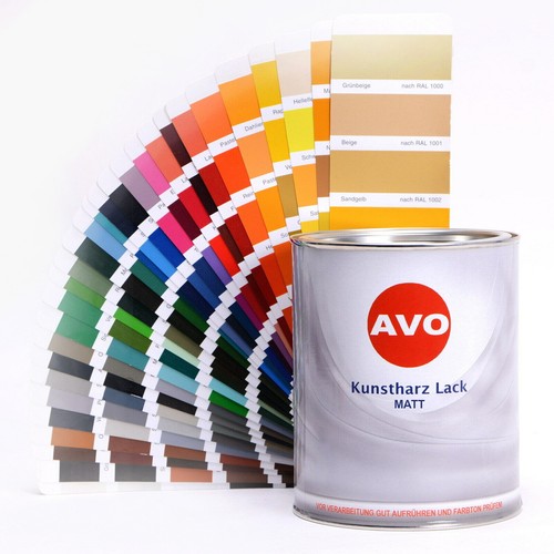 Kunstharzlack RAL 1000 - 9018 MATT Lack Buntlack Industrielack KH1000M ...
