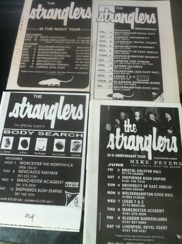THE STRANGLERS - LIVE TOUR 1992 1993 1994 1995 - original advert ...
