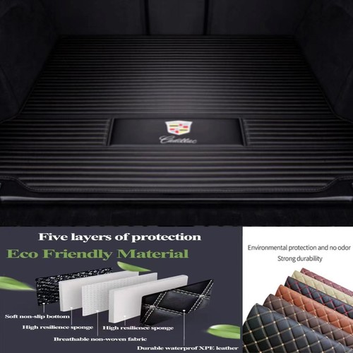 For Cadillac Models Car Trunk Mats Waterproof Carpets Rugs Auto Cargo ...