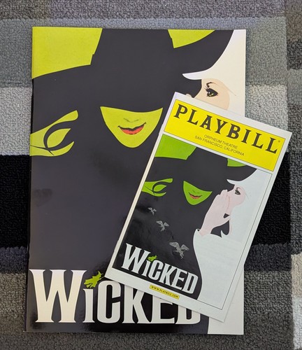 Amazing Bundle Wicked Program & Playbill 2009 Orpheum SF, From The ...