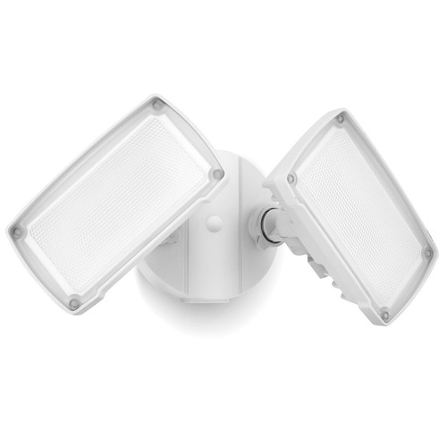 32W 3500LM Integrated Dual-Head LED Flood Light Outdoor,Switch ...