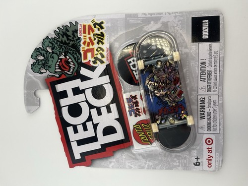 Tech Deck GODZILLA X SANTA CRUZ Fingerboard ULTRA RARE Natas Kaupas 2 ...
