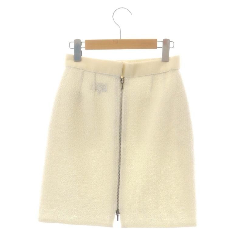 Chanel Zip-Up Pocket Tweed Mini Skirt A-Line Ivory Size 34 | eBay