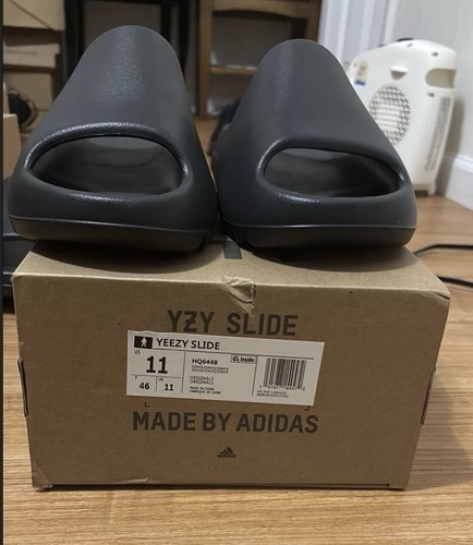 Adidas Yeezy Slide Onyx ( HQ6448 ) - Men's Size 11 BRAND NEW | eBay