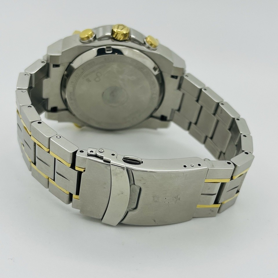 Bulova Men's Precisionist Chronograph Silver 30ATM 262khz Watch 98B228 ...