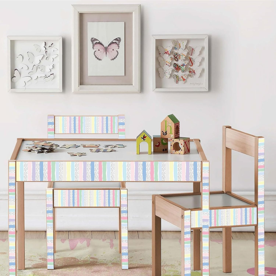 Pastel Bulletin Board Borders Classroom Colorful Stripes Polka Dot ...