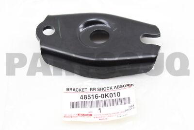 485160K010 Genuine Toyota BRACKET, REAR SHOCK ABSORBER, UPPER, RH/LH ...