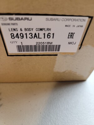 Subaru 84913AL161 Right Reflex Relfector 2018-2021 Subaru Crosstrek ...