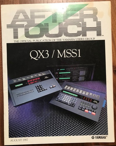 Yamaha After Touch Magazine August 1987 QX3/MSS1 | eBay