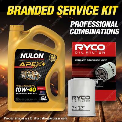 Ryco Oil Filter Nulon 5L APX10W40 Engine Oil Kit for Toyota Avensis ...
