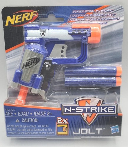 N-Strike Jolt Micro Blaster Gun with 2 Elite Darts NEW SEALED 2012 ...
